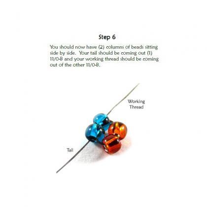 Beading Tutorial Pattern Bracelet - Square Stitch - Simple Bead ...