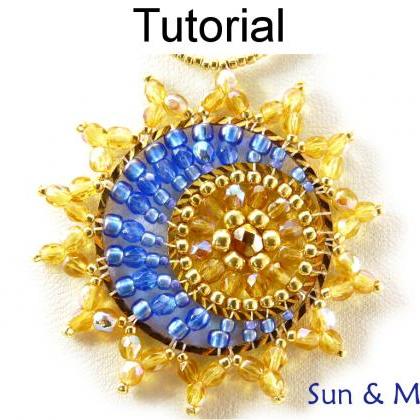 Beading Patterns And Tutorials - Jewelry Making - Celestial Sun Moon ...