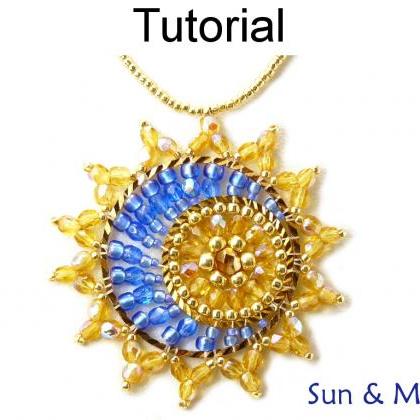 Beading Patterns And Tutorials - Jewelry Making - Celestial Sun Moon ...