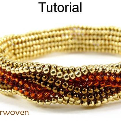Beading Tutorial Bracelet - Herringbone Stitch - Simple Bead Patterns ...
