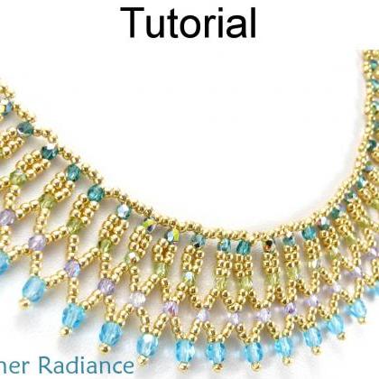 Beading Tutorial Pattern Necklace - Netting Stitch - Simple Bead ...