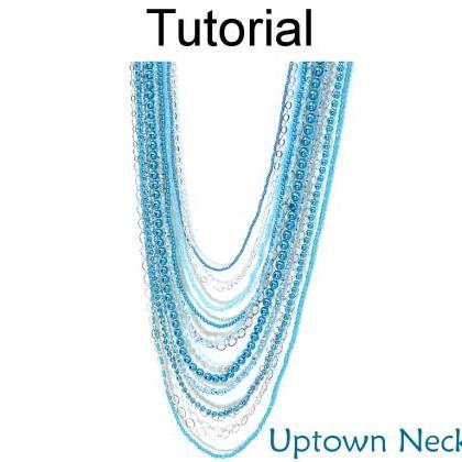 Beading Tutorial Pattern Long Multi-strand Necklace - Bead Stringing ...