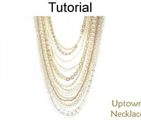 Beading Tutorial Pattern Long Multi-strand Necklace - Bead Stringing ...