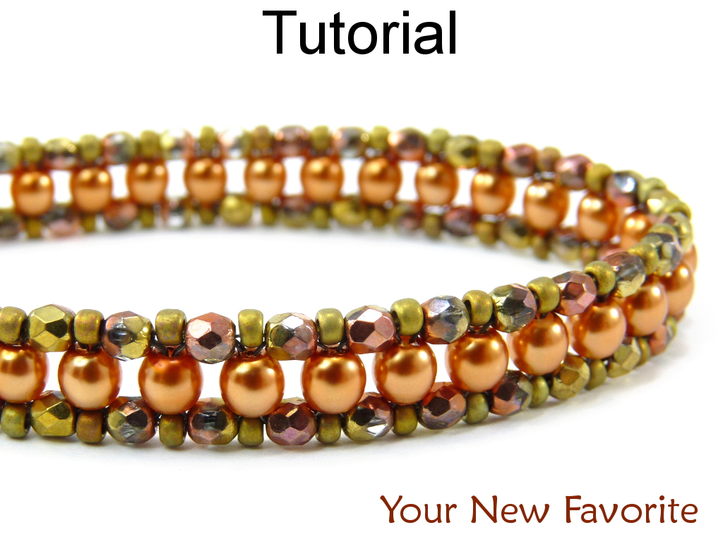 Beading Tutorial Pattern Bracelet - Right Angle Weave Raw - Simple Bead Patterns - Your Favorite ...