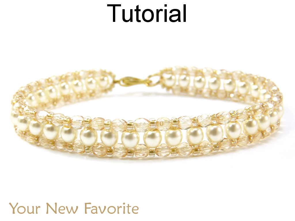 Beading Tutorial Pattern Bracelet - Right Angle Weave Raw - Simple Bead ...