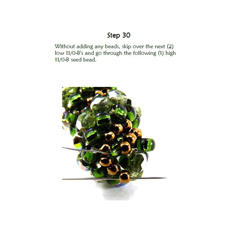 Beading Tutorial Pattern Bracelet Necklace - Tubular Peyote - Simple ...
