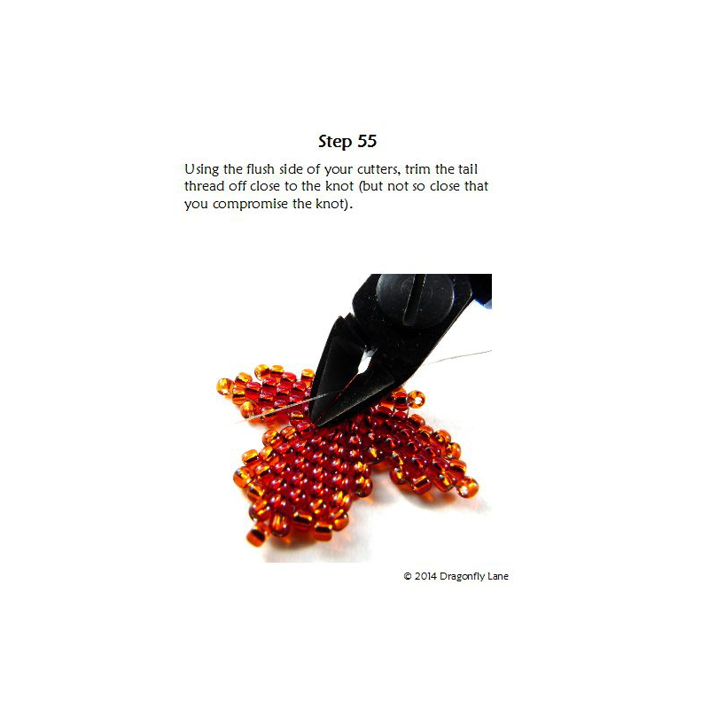 Beading Tutorial Pattern - Beaded Leaf Bracelet - Diagonal Peyote ...