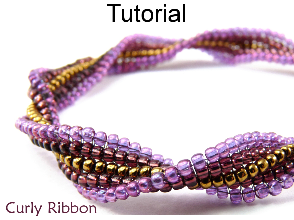 Beading Tutorial Pattern Bracelet - Square Stitch - Simple Bead ...