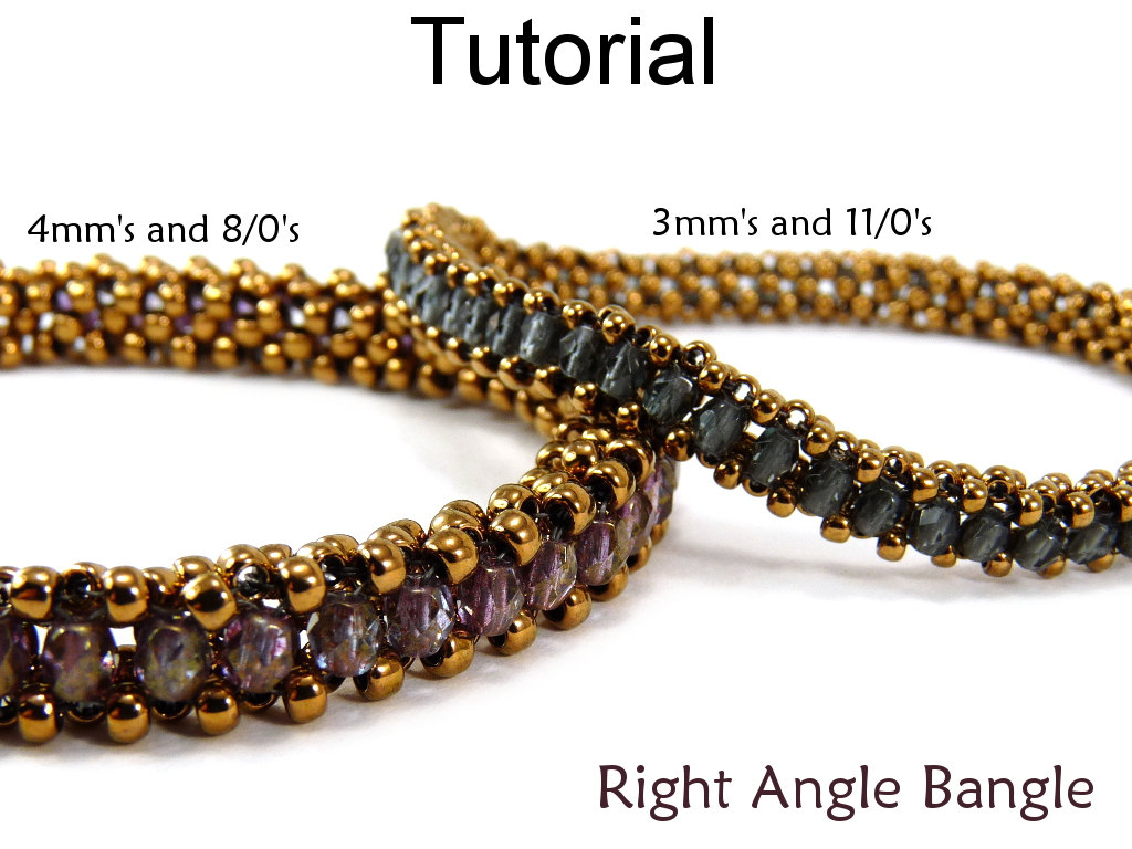 Beading Tutorial Pattern Bracelet - Tubular Right Angle Weave RAW ...