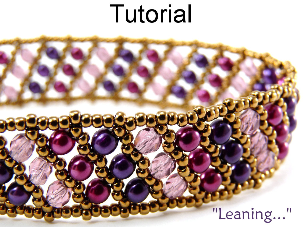 Beading Tutorial Pattern Bracelet - Flat Russian Spiral Stitch - Simple ...