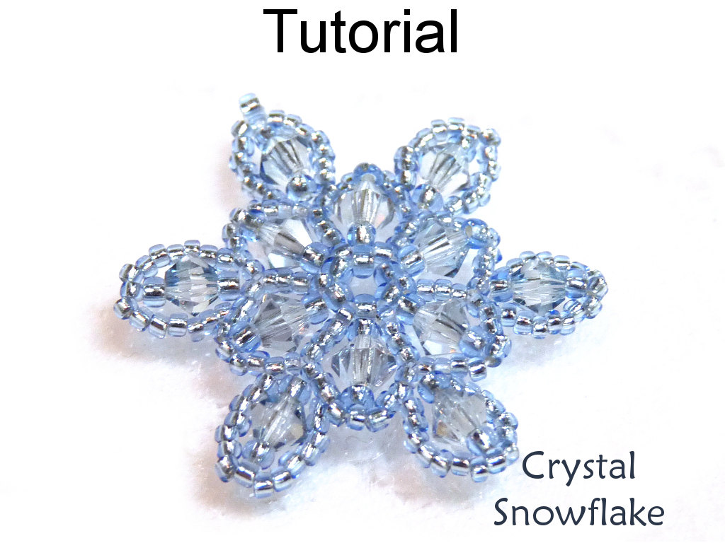 Beading Tutorial Pattern Necklace Pendant - Winter Holiday Jewelry ...