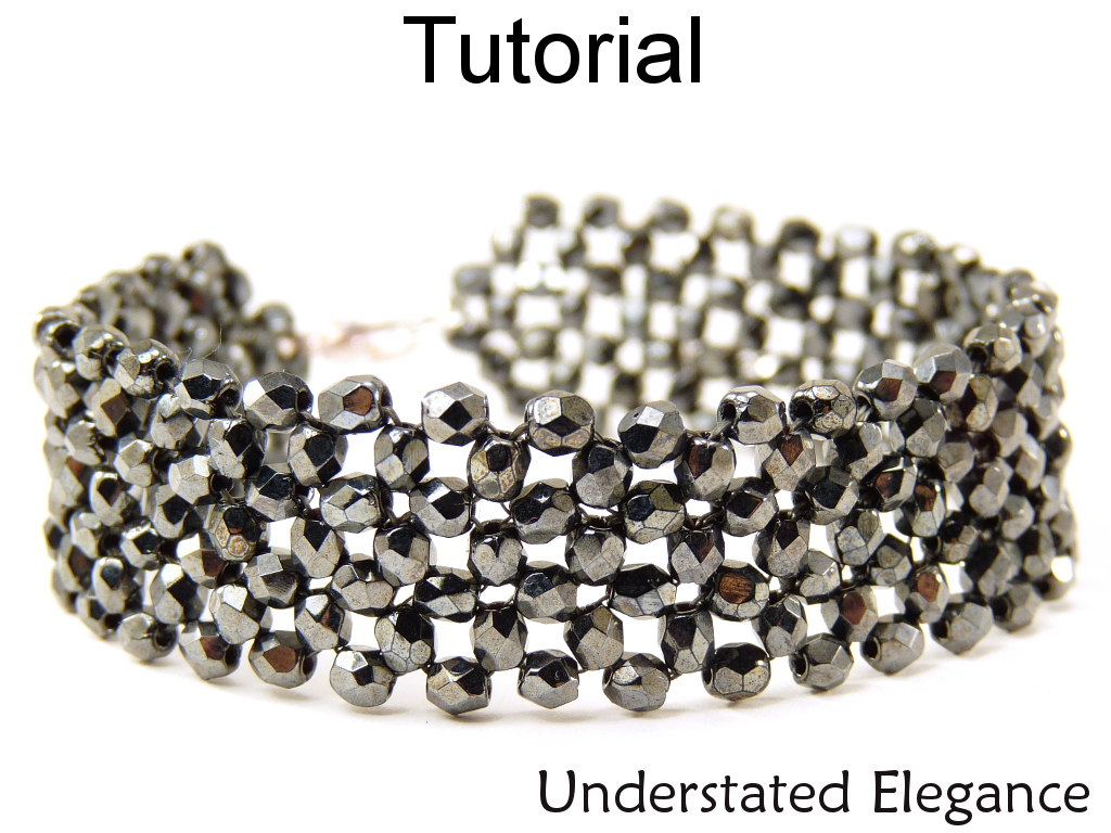 Beading Tutorial Pattern Bracelet - Right Angle Weave Raw - Simple Bead ...