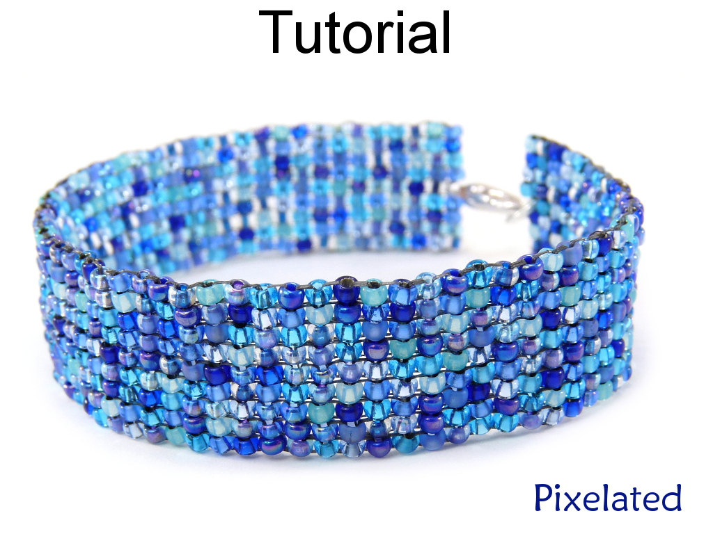 Beading Tutorial Pattern Bracelet - Square Stitch - Simple Bead ...