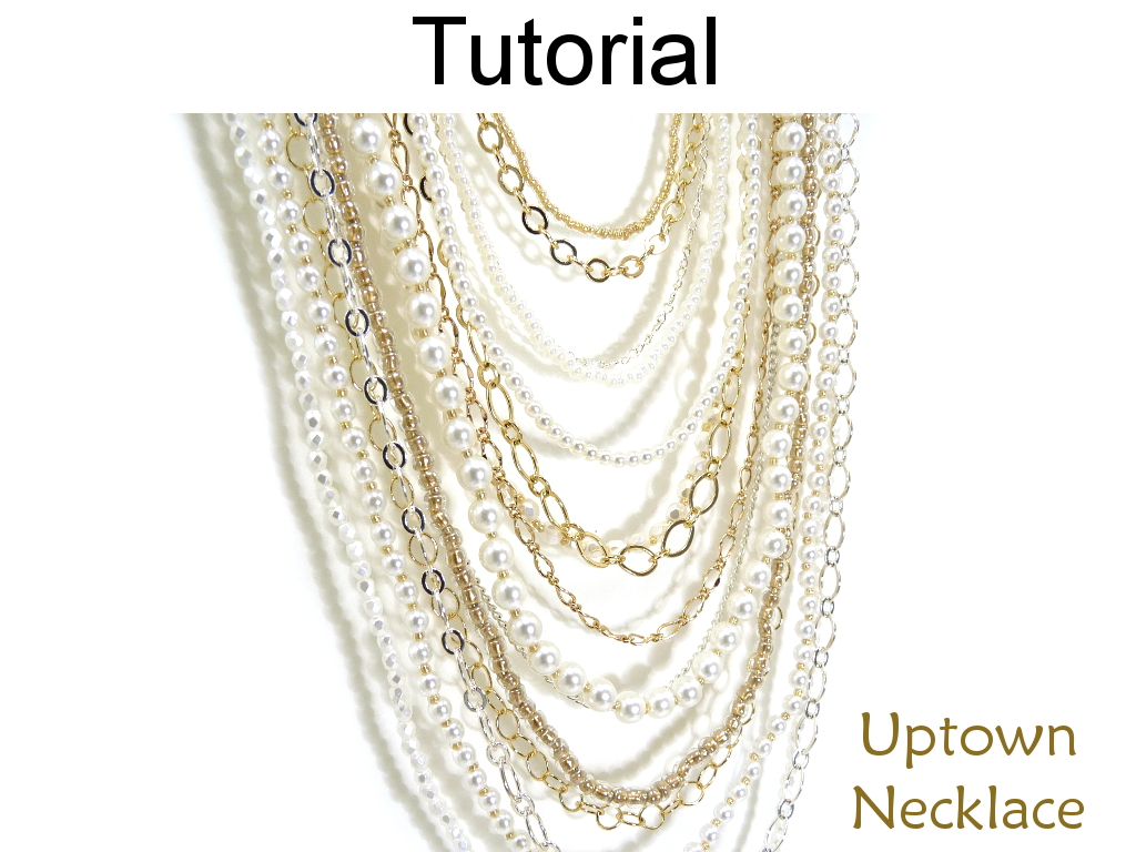 Beading Tutorial Pattern Long Multi-strand Necklace - Bead Stringing ...