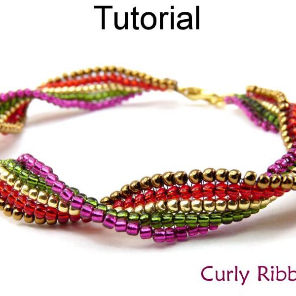 Beading Tutorial Pattern Bracelet - Square Stitch - Simple Bead ...