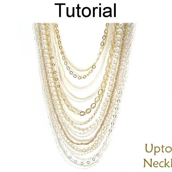 Beading Tutorial Pattern Long Multi-strand Necklace - Bead Stringing ...