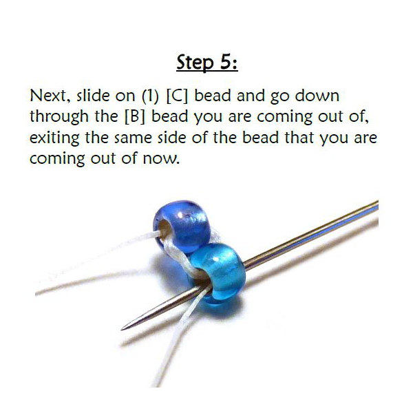 Bracelet Beading Tutorial Pattern - Flat Herringbone Stitch - Simple ...