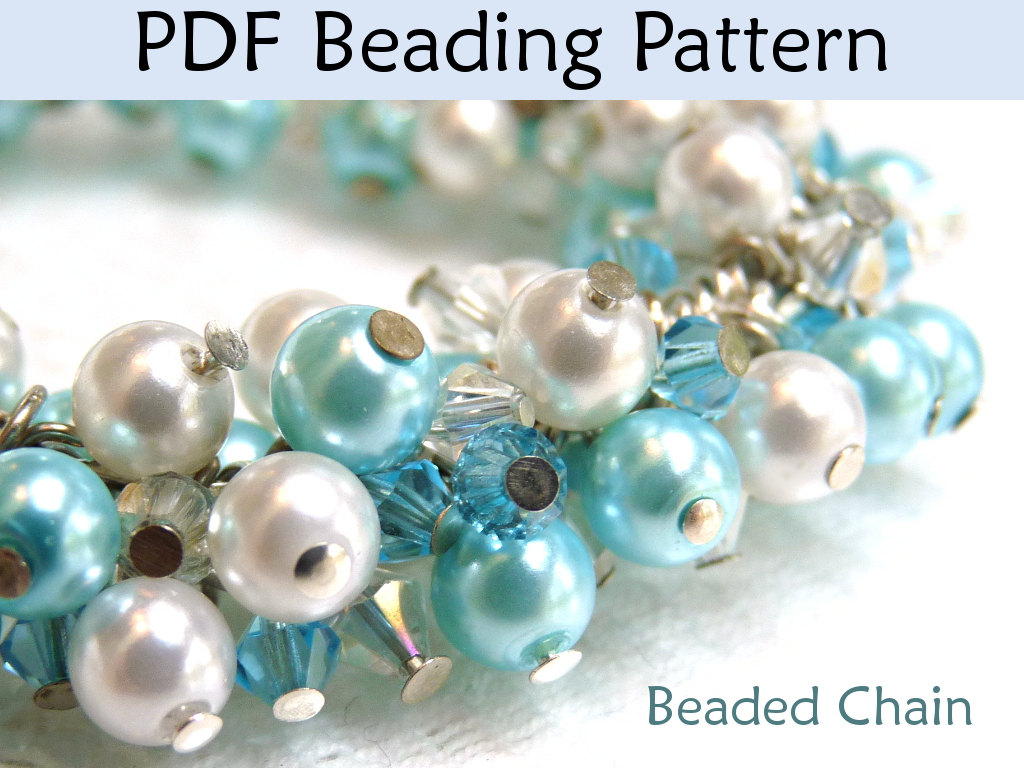 Beading Tutorial Pattern Bracelet Necklace - Wire Working - Beaded ...