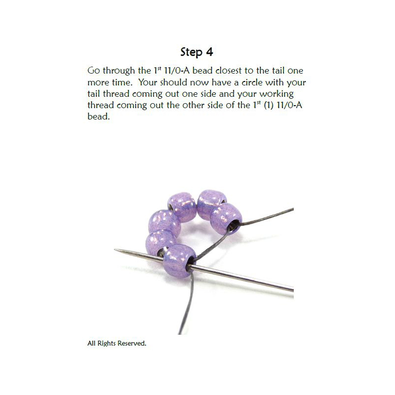 Beading Tutorial Pattern Bracelet Necklace - Daisy Chain Stitch ...