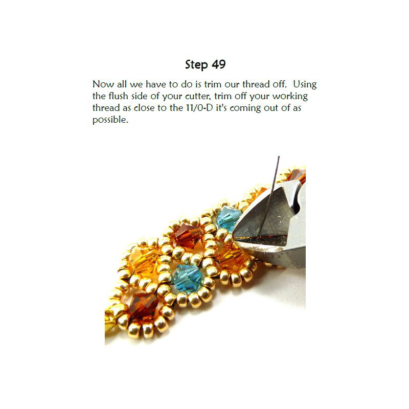 Beading Tutorial Pattern Bracelet - Jewelry Making Crystal Bracelet ...