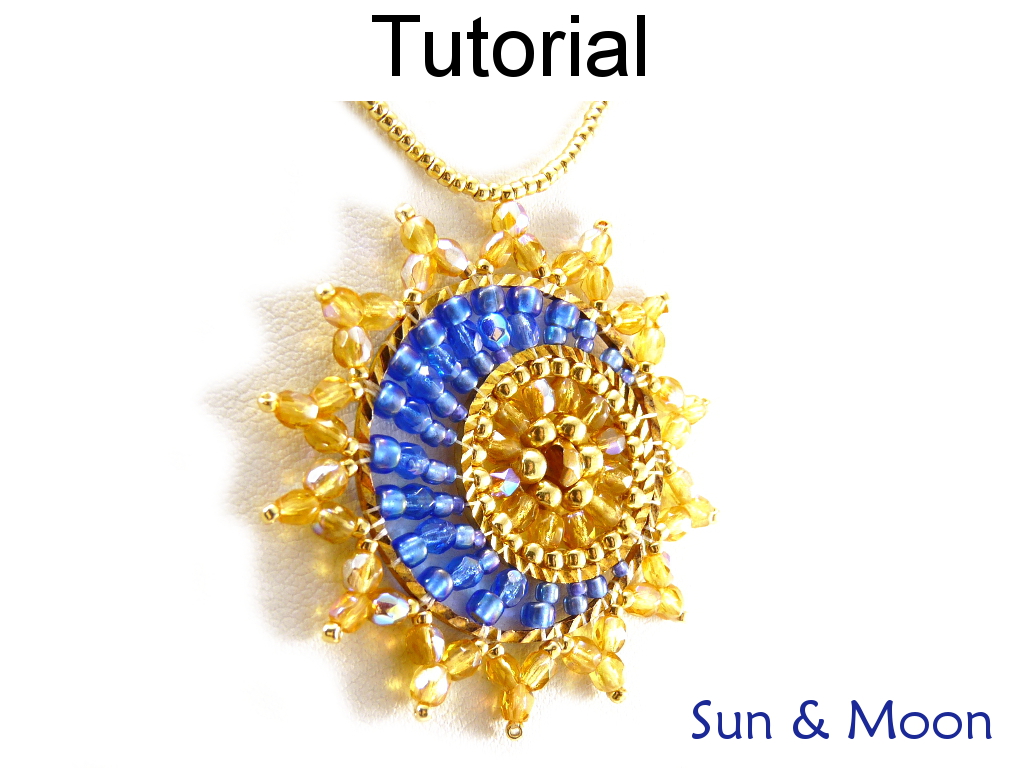 Beading Patterns And Tutorials - Jewelry Making - Celestial Sun Moon ...