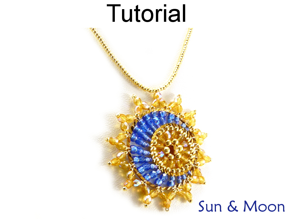 Beading Patterns And Tutorials - Jewelry Making - Celestial Sun Moon ...