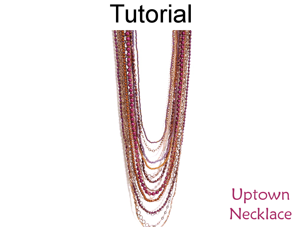 Beading Tutorial Pattern Long Multi-strand Necklace - Bead Stringing ...